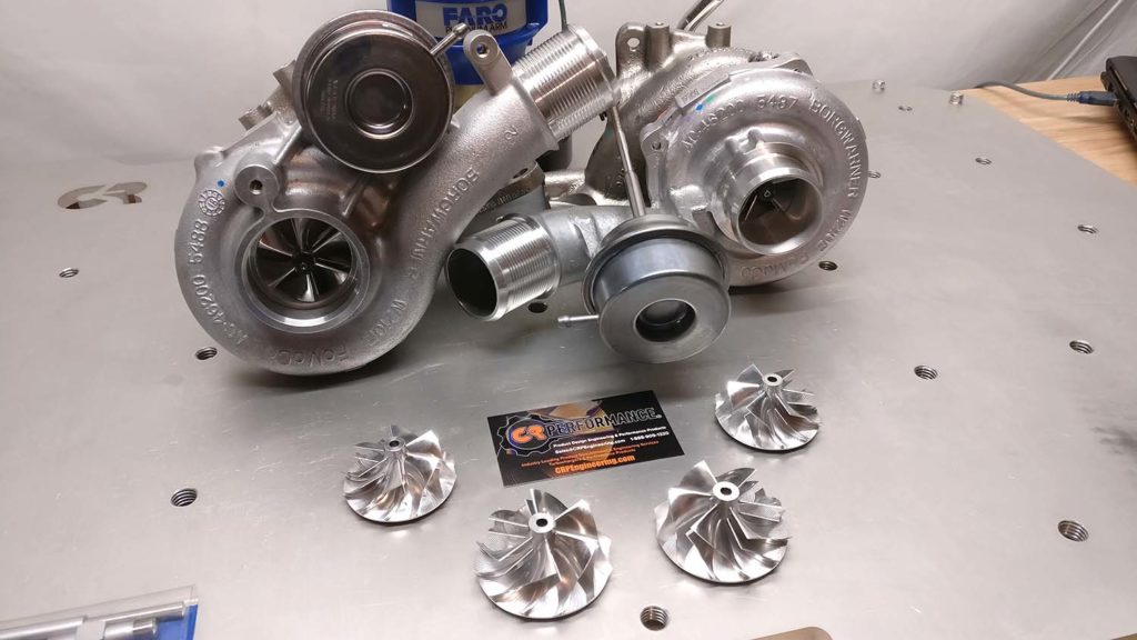 2020-2024 Ford Explorer ST 3.0L Stage 5 46/50mm CR 8 Blade Turbine ...